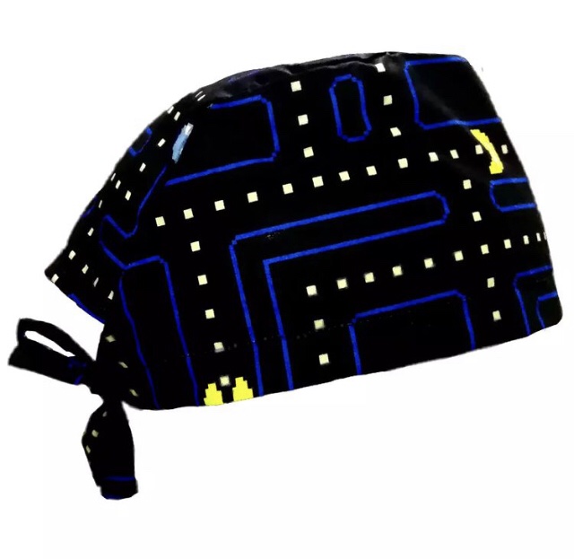 PAC-MAN Scrub Cap: Retro Style for Medical Professionals