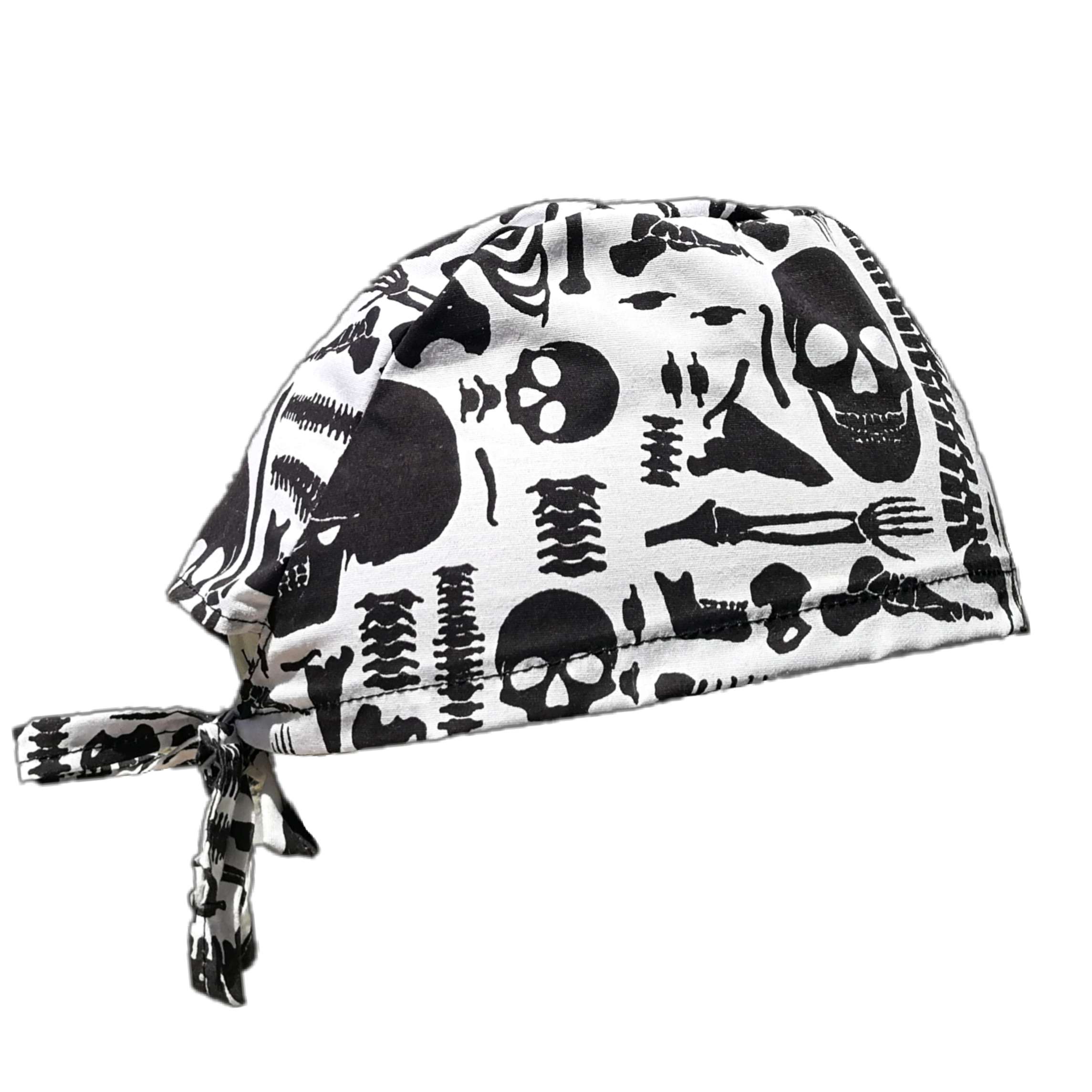 Shop Now! White Skeleton Surgical Cap for Professionals