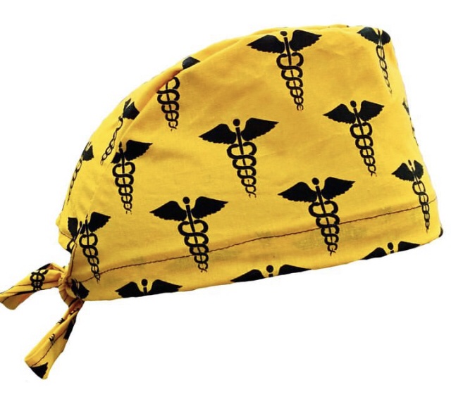 Yellow Caduceus Hat for Healthcare Workers | Shop at Tourney!